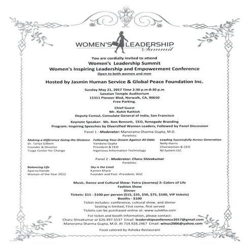 Women's Leadership Summit | PDF