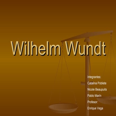 Wilhelm Wundt | PPT
