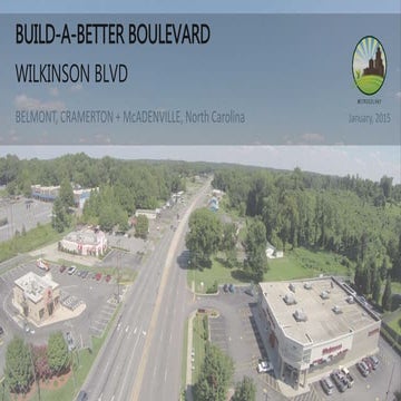 Build a Better Boulevard: Presentation of Recommendations for ...
