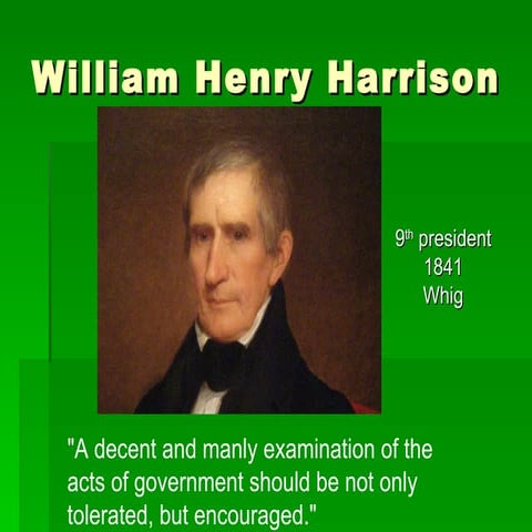 William Henry Harrison | PPT