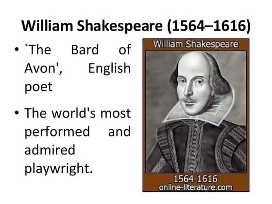 Shakespeare powerpoint presentation | PPT