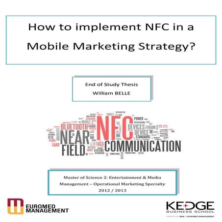 Final Thesis: How to integrate NFC in a Mobile Marketing Strategy? | PDF