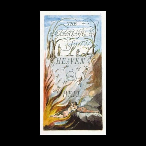 William Blake's Marriage of Heaven and Hell plates only | PPTX
