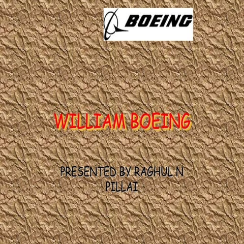 William boeing | PPTX