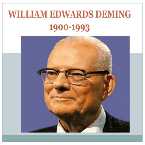 William edwards deming (2) | PPT