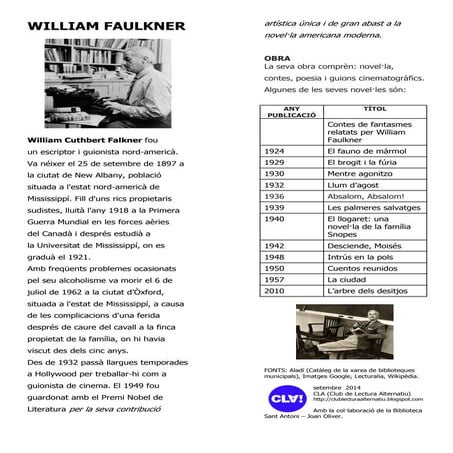 William faulkner | PDF