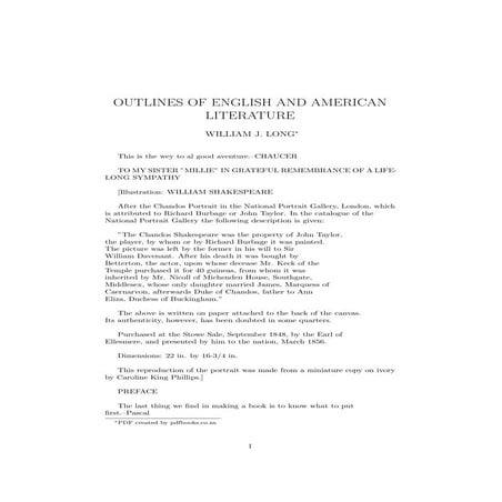 William j. long-outlines_of_english_and_american_literature | PDF