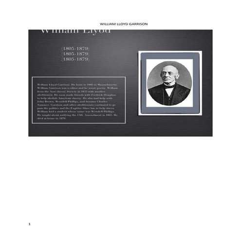 William lloyd garrison | DOCX