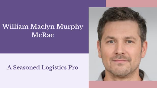 William Maclyn Murphy Mcrae presentations