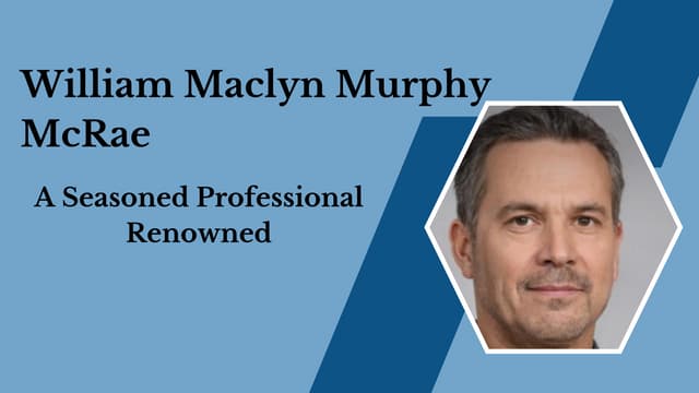William Maclyn Murphy Mcrae presentations