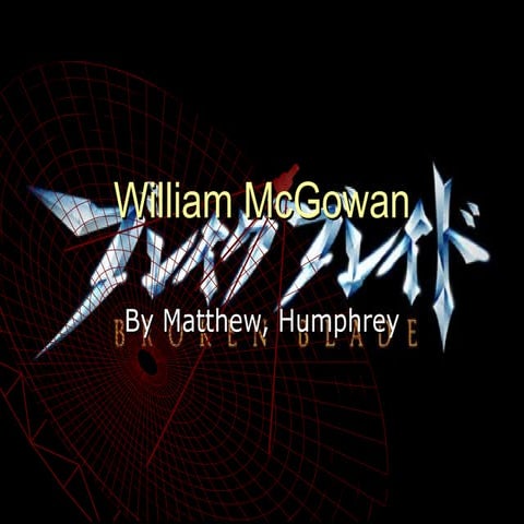 William mc gowan | PPT