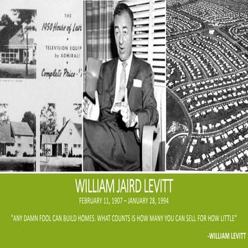 William Levitt | PPT