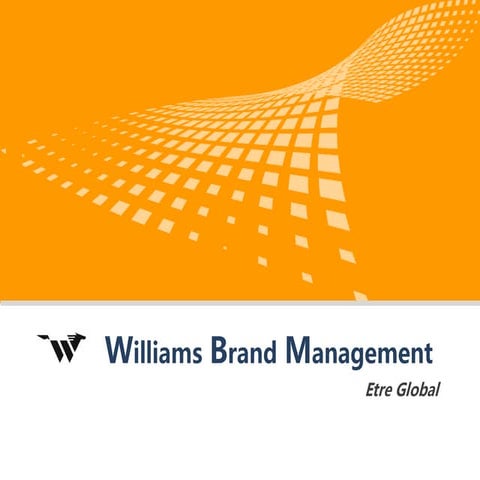 Williams brand management (corporate presentation) | PPT