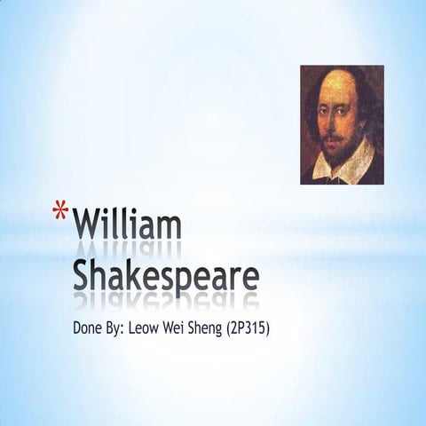 William Shakespeare | PPTX