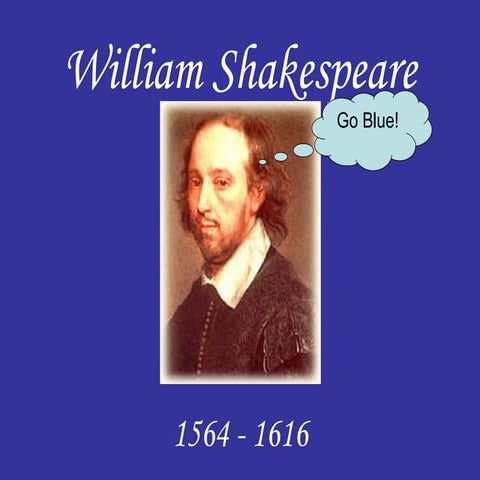 William Shakespeare powerpoint | PPT