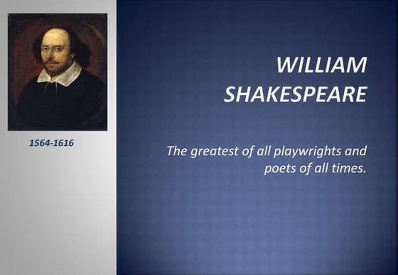 william shakespeare | PPT