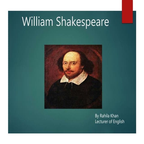 William Shakespeare powerpoint | PPT