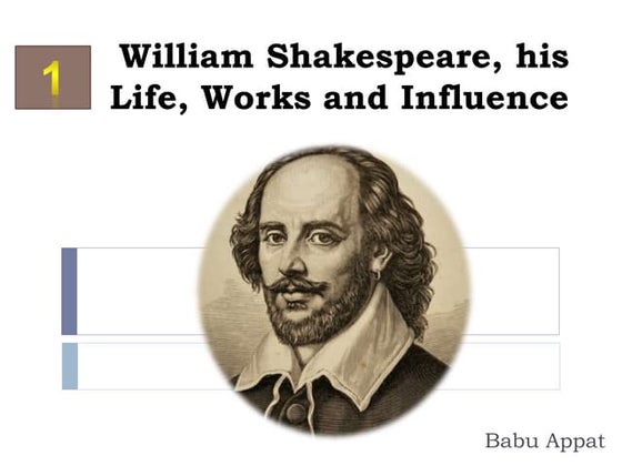 William Shakespeare- The great Poet of all Time | PPT