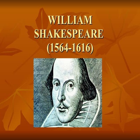 William Shakespeare powerpoint | PPT