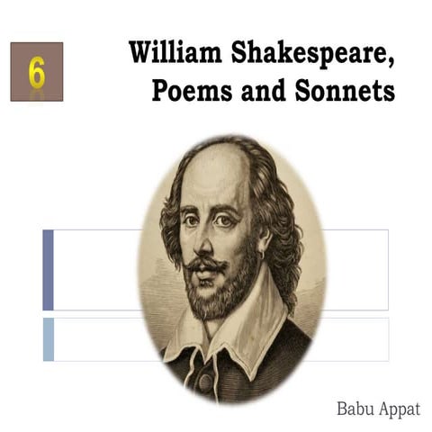 William shakespeare 6 | PPTX