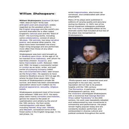 William shakespeare all | PDF