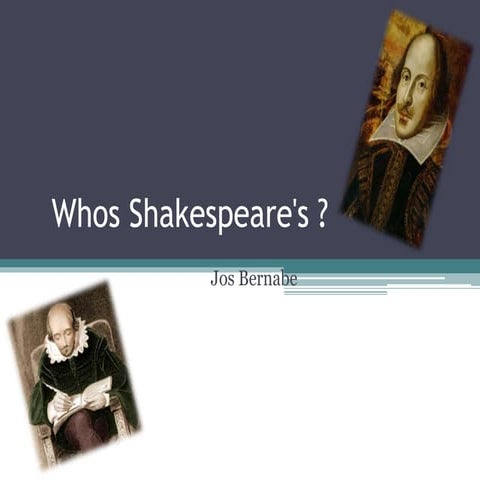 William shakespeare | PPTX