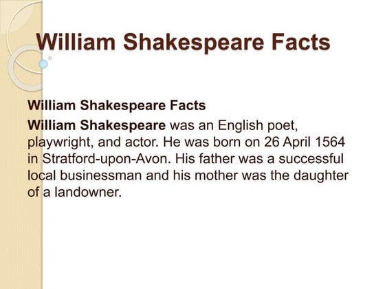 Shakespeare | ODP