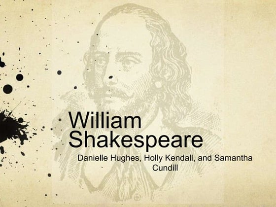 William Shakespeare Presentation Buy This Shakespeare PowerPoint And