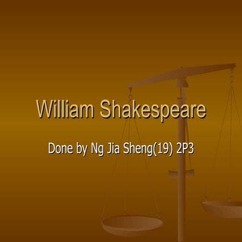 William shakespeare’s life | PPT
