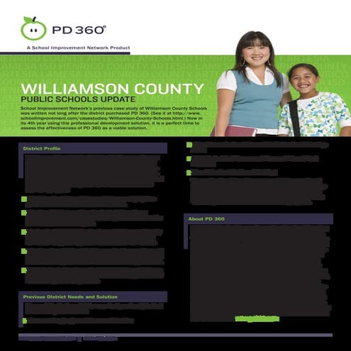 Chancey Elementary, KY - PD 360 Case Study | PDF