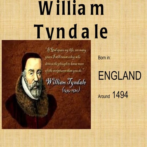 William tyndale | PPT
