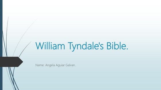 20. William Tyndale | PPTX