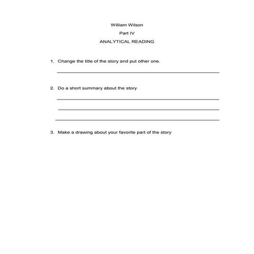 William wilson part 4 | DOCX