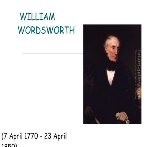 William wordsworth | PPT