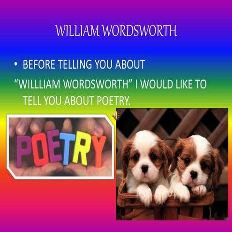 William wordsworth | PPT