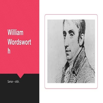 William Wordsworth.pptx | Poetry | Books and Literature