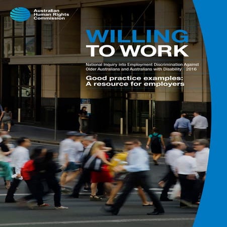 Willing to Work. Good Practice Examples. Australia 2016 | PDF