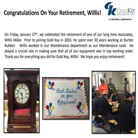Willis Miller Retirement | PPT