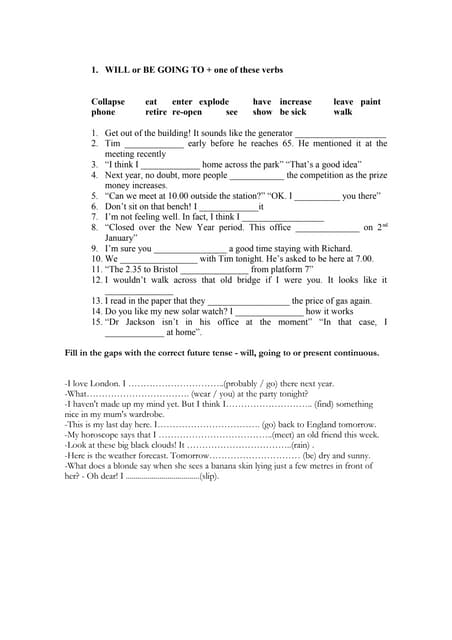 Past simple-or-continuous | PDF