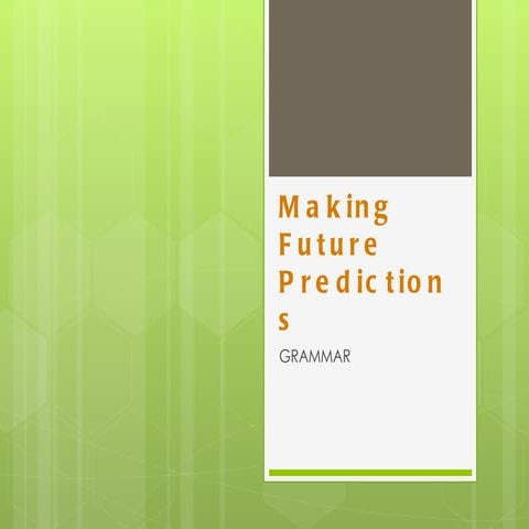 Making predictions Presentation | PPT