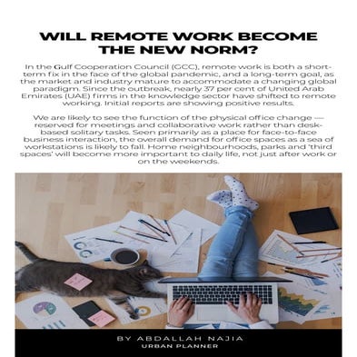 Will remote work become the new norm | PDF
