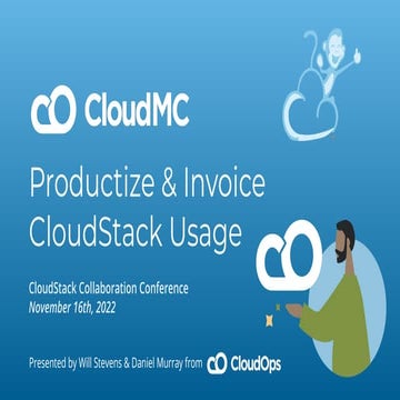 Productize & Invoice CloudStack Usage | PDF