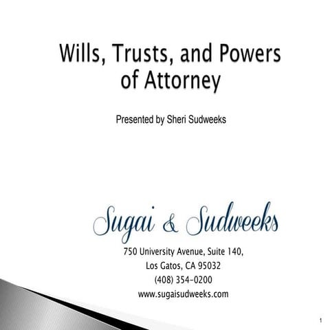 Wills, Trusts, and Powers of Attorney | PPT