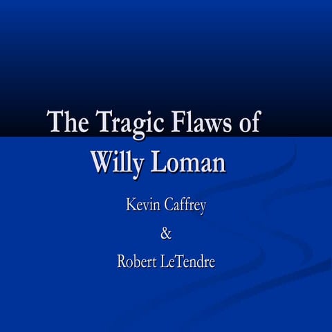 Willy loman slide show | PPT