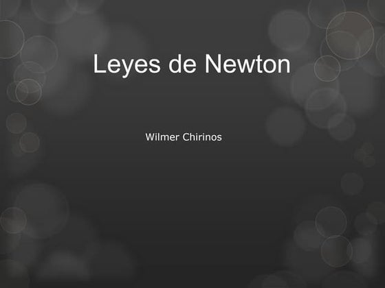 Presentación Leyes de Newton | PPT