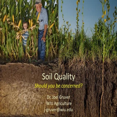 Soil quality - does it matter? | PPT