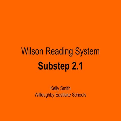 Wilson 2 1 | PPT