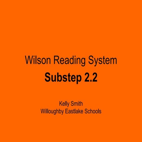 Wilson 2.2 | PPT