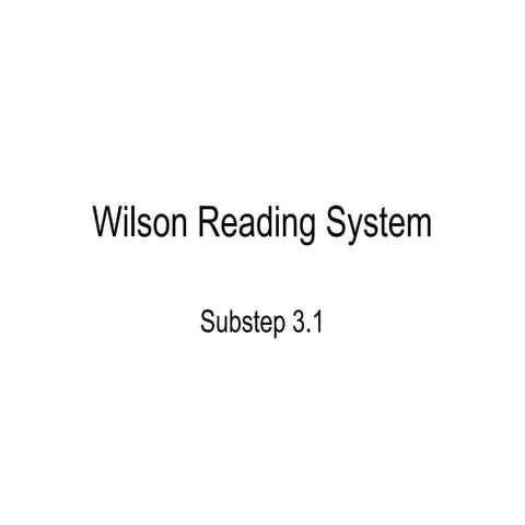 Wilson 3 1-christa | PPT