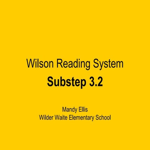 Wilson 3 2 | PPT